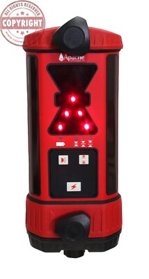 APACHE BULLSEYE 3 LASER RECEIVER,BACKHOE,DOZER,TRIMBLE,SPECTRA,TOPCON ...