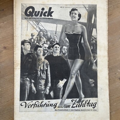 Zeitschrift QUICK Heft 22 vom 3. Juni 1951 | eBay.de