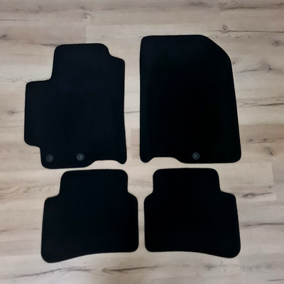 Car Floor Mats for Kia Rio Velour Waterproof Black Carpet Rugs Auto ...