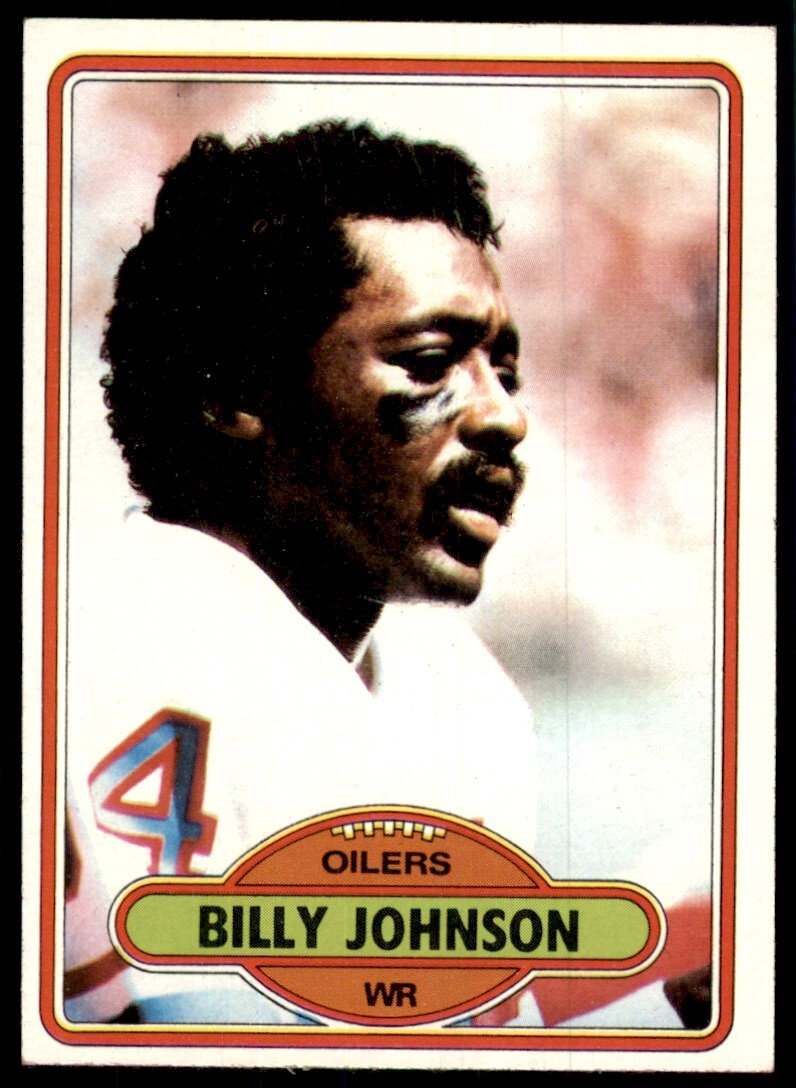 1980 Topps Billy Johnson Football Card Houston Oilers #58 | eBay
