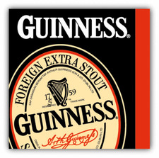Guinness Extra Stout Vinyl Sticker Decal 14" for sale online | eBay