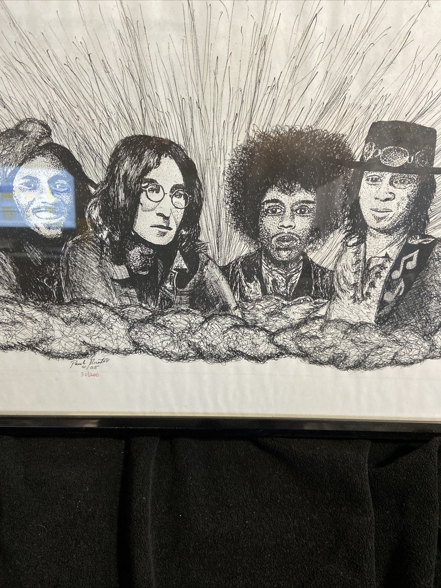 Jimi Hendrix Bob Marley