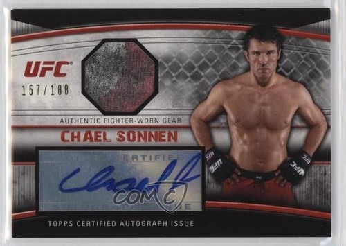 2010 Topps UFC Knockout - Autographed Fighter Gear Relics Chael Sonnen ...