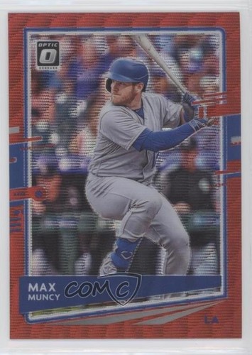 2020 Panini Donruss Optic Retail Red Wave Prizm Max Muncy #192 | eBay