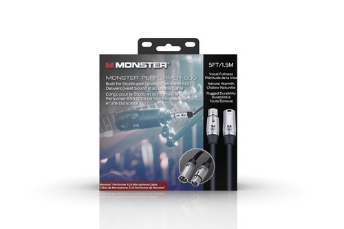 Monster P600-M-5WW Performer 600 Microphone Cable, 5 feet | eBay