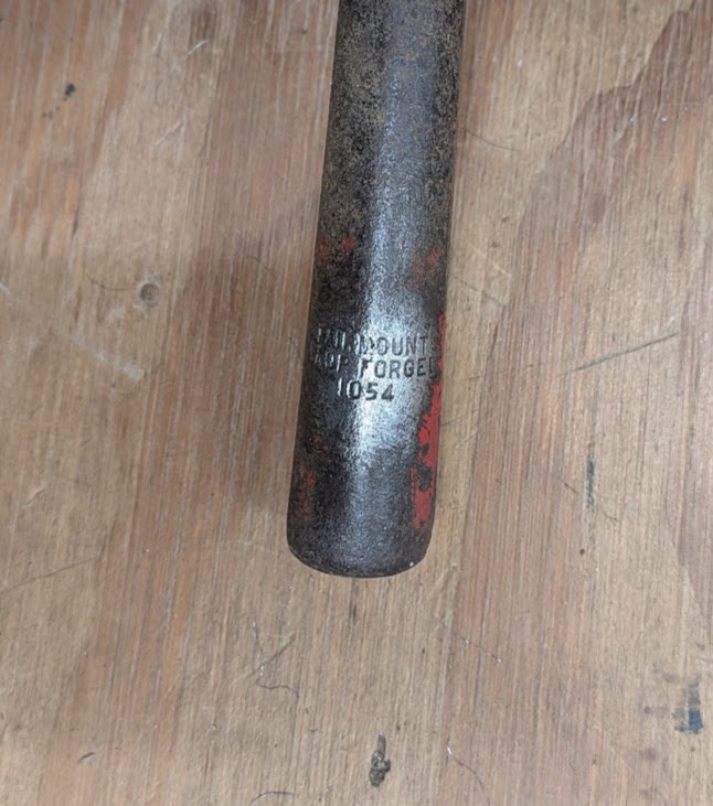 Vintage Fairmount 1054 auto body curved slapping spoon hammer dolly ...
