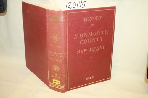 Ellis, Franklin History of Monmouth County New Jersey | eBay