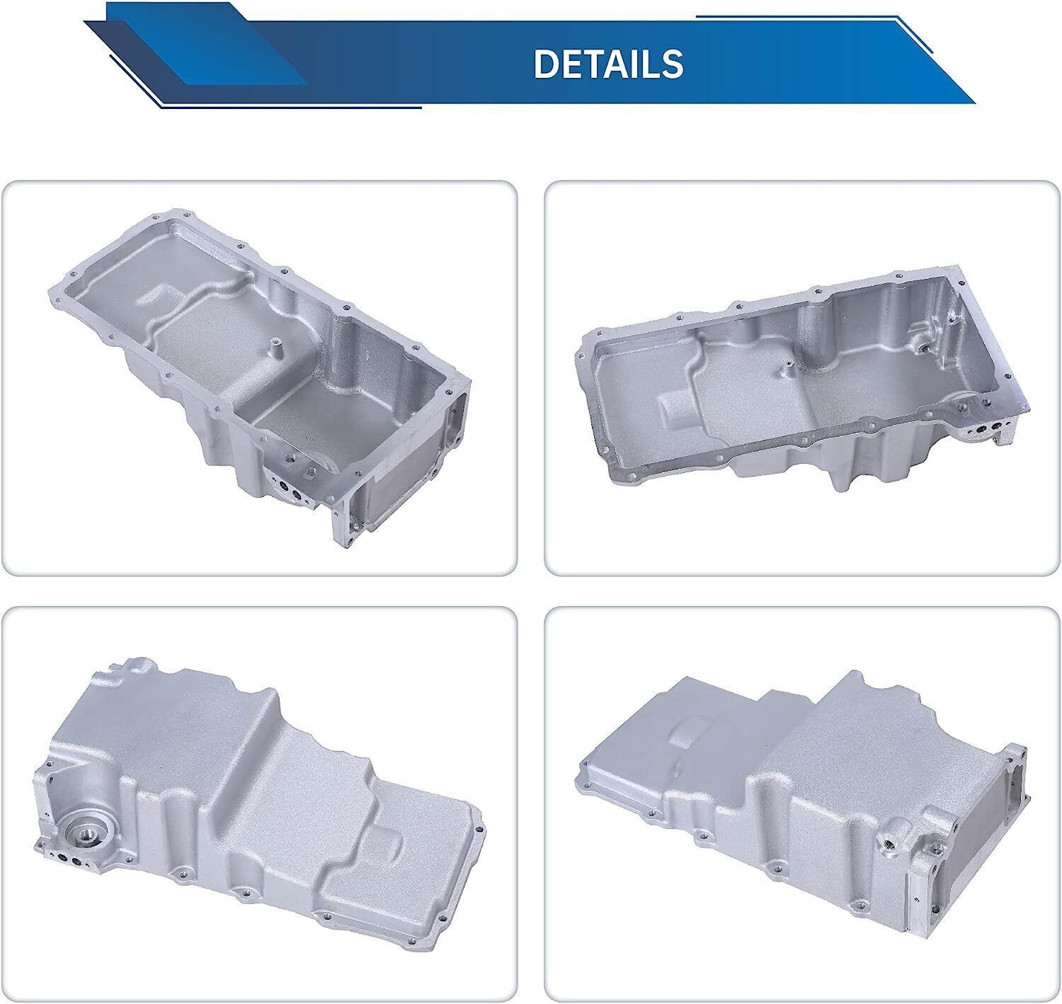 302-2 Swap Conversion Low Profile Oil Pan Set for LS1 LS2 LS3 5.3L 6.0L ...