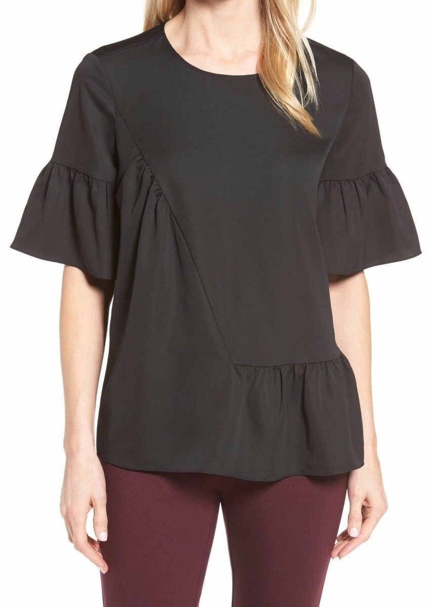 Halogen Zip Front Blouse Women's Halogen® Tops | Nordstrom