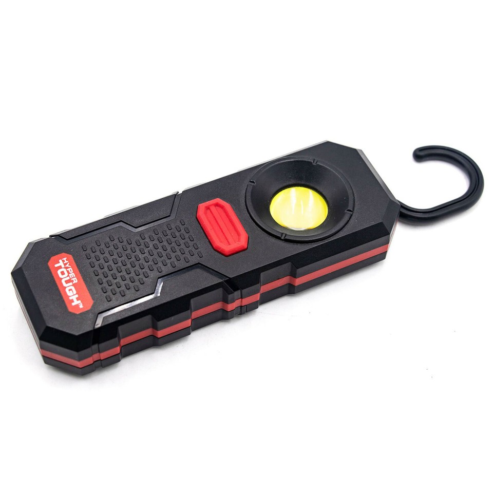 Hyper Tough 150-LUMEN LED WORK LIGHT 3-AAA Battery Strong Magnet Hook ...