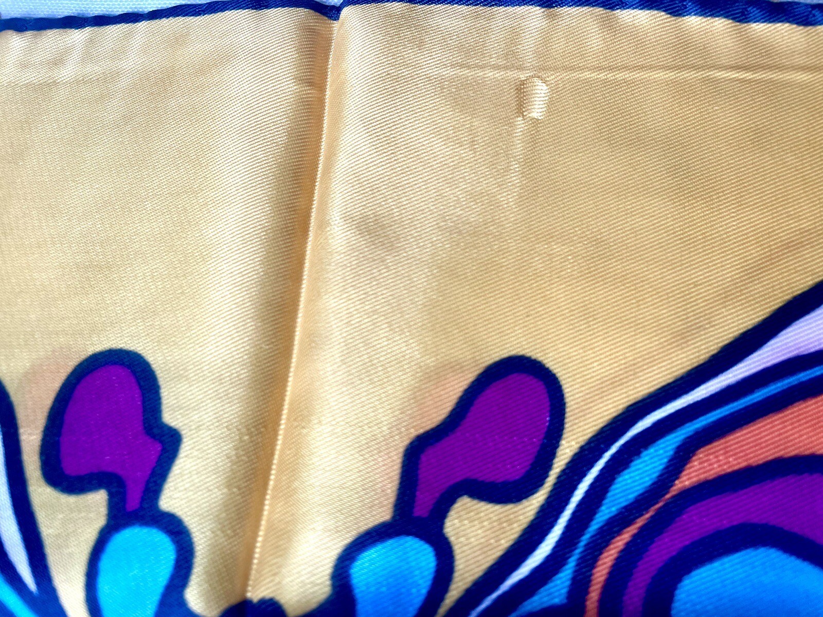 Peter Max Vintage 1970s Butterfly Faces Vibrant 21x21… - Gem