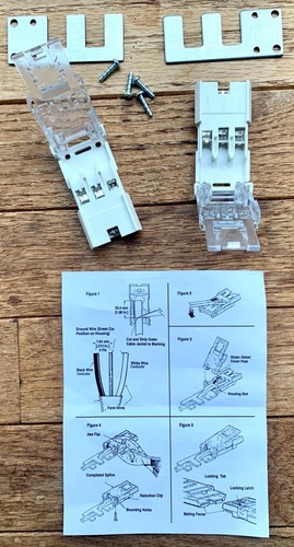 SPLICE KIT FOR 2 WIRE (W/GND) ROMEX / NM WIRE. NSI NMS-2 (LIKE TYCO ...