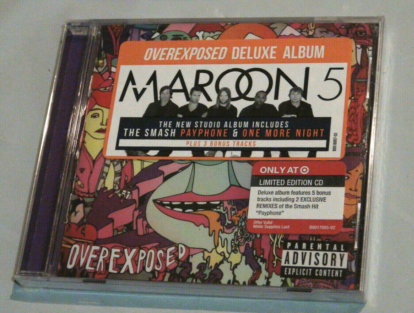 Maroon 5 Overexposed Cd