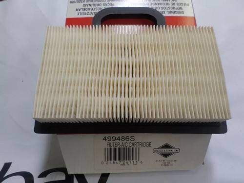 NOS Briggs & Stratton 499486S Air Filter Cartridge (A80) | eBay