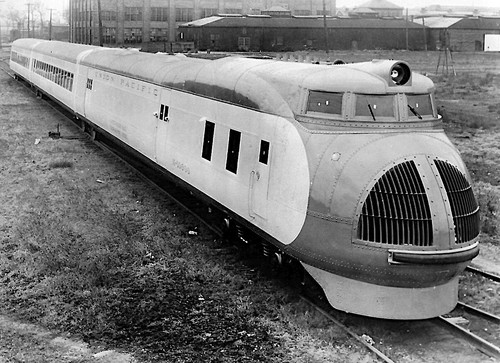 Union Pacific streamliner M-10000 built by the Pullman Company 1934 5 x ...