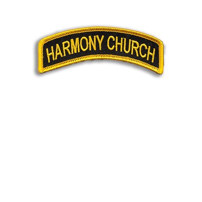 HARMONY CHURCH Embroidered Tab - US Army Infantry - (11 Bravo) Fort ...