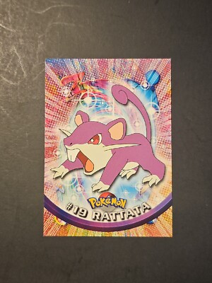 Pokemon - Topps - #19 Rattata - Non Holo - Black Logo LP | eBay