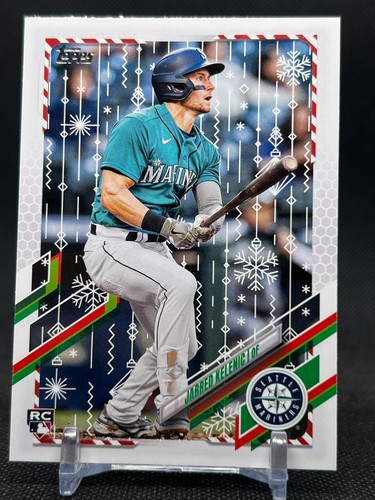 2021 Topps Holiday Jared Kelenic Rookie Card! #HW86 Seattle Mariners | eBay