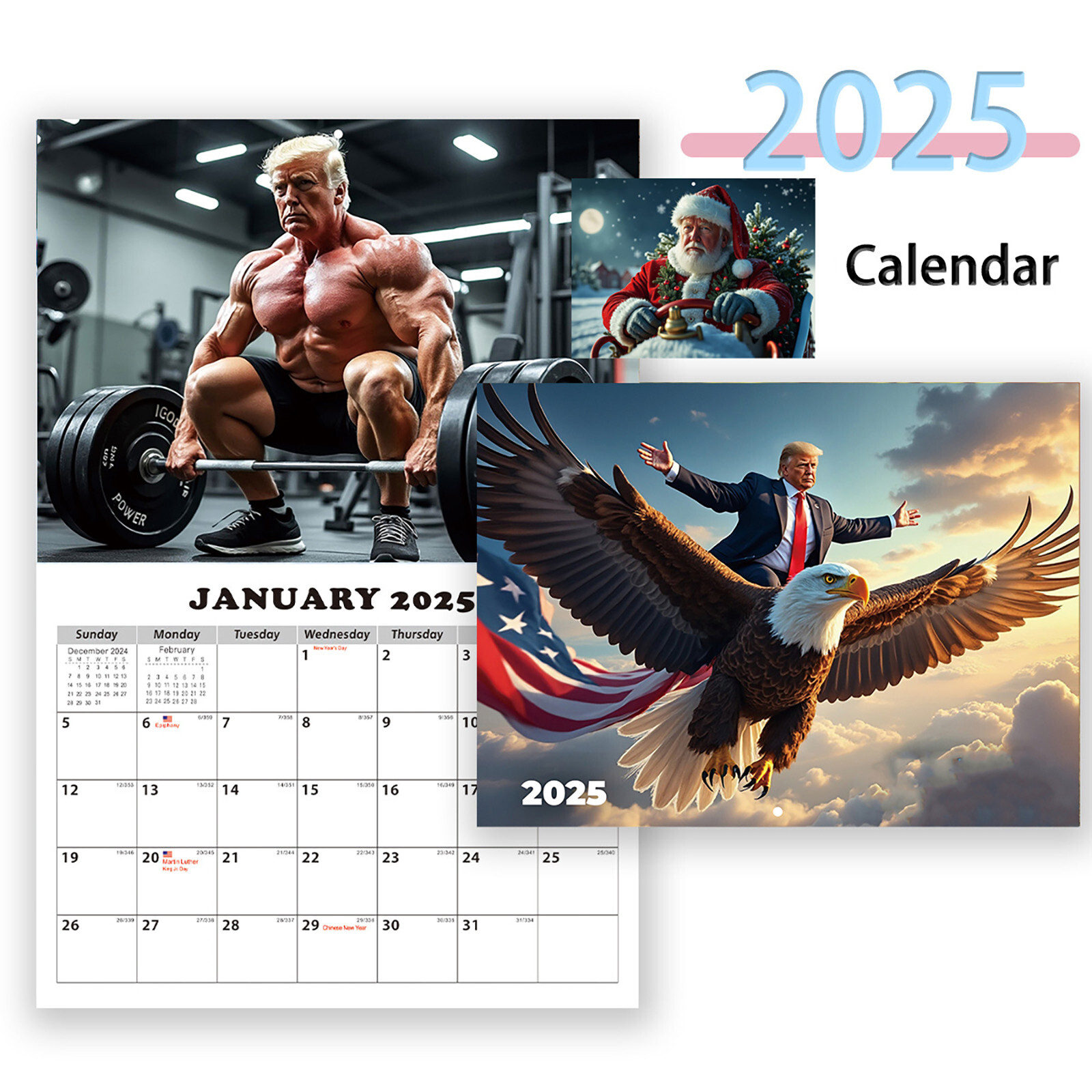 2025 Donald Trump Wall Calendar – Iconic Presidential Design, Monthly ...