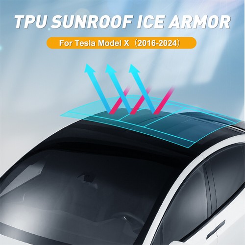 For Tesla Model X 2016-2024 Sunroof Ice Armor Precut Piant Protection ...