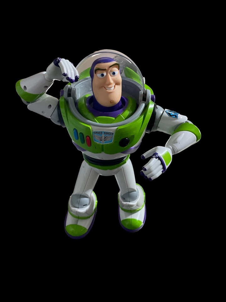 2001 Disney Pixar Buzz Lightyear Toy Story Action Figure No Wings1/2 ...