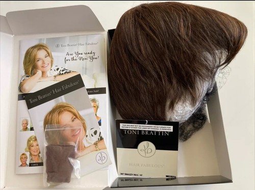 Toni Brattin 347 Snazzy MEDIUM BROWN Regular HF Short Cut New Retail ...