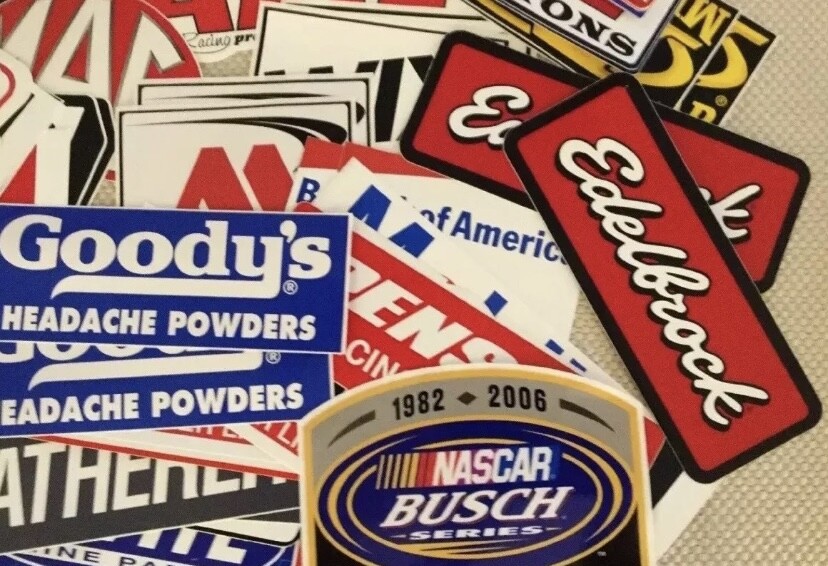 NASCAR Busch Series Original Team Decal Contingency Set Decals 2005 ...