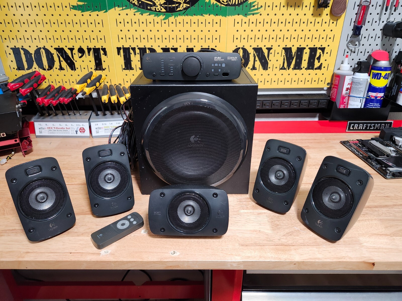 Logitech Z906 5.1 Sound Speaker System - Black 992060235303 | eBay