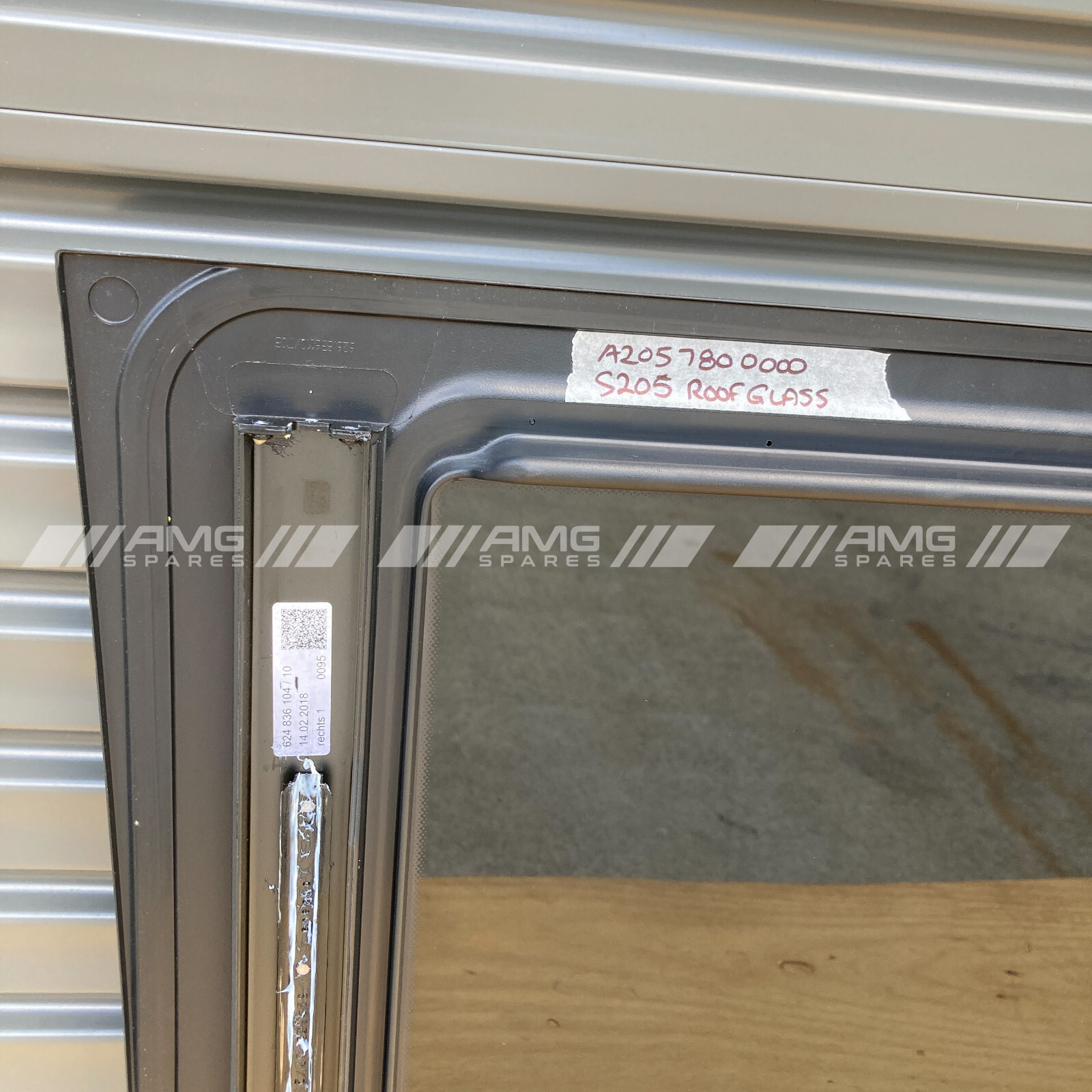 Genuine Mercedes OEM S205 Estate Wagon sunroof glass panoramic roof ...