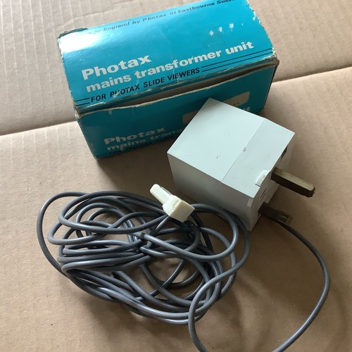 Vintage Photax Mains Transformer Unit Model 3b 4.5 Volt For Slide ...