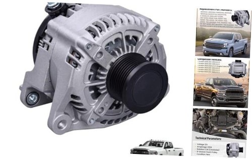 421000-7001 Alternator 12V 220A Compatible with Dodge Ram 2500 3500 ...