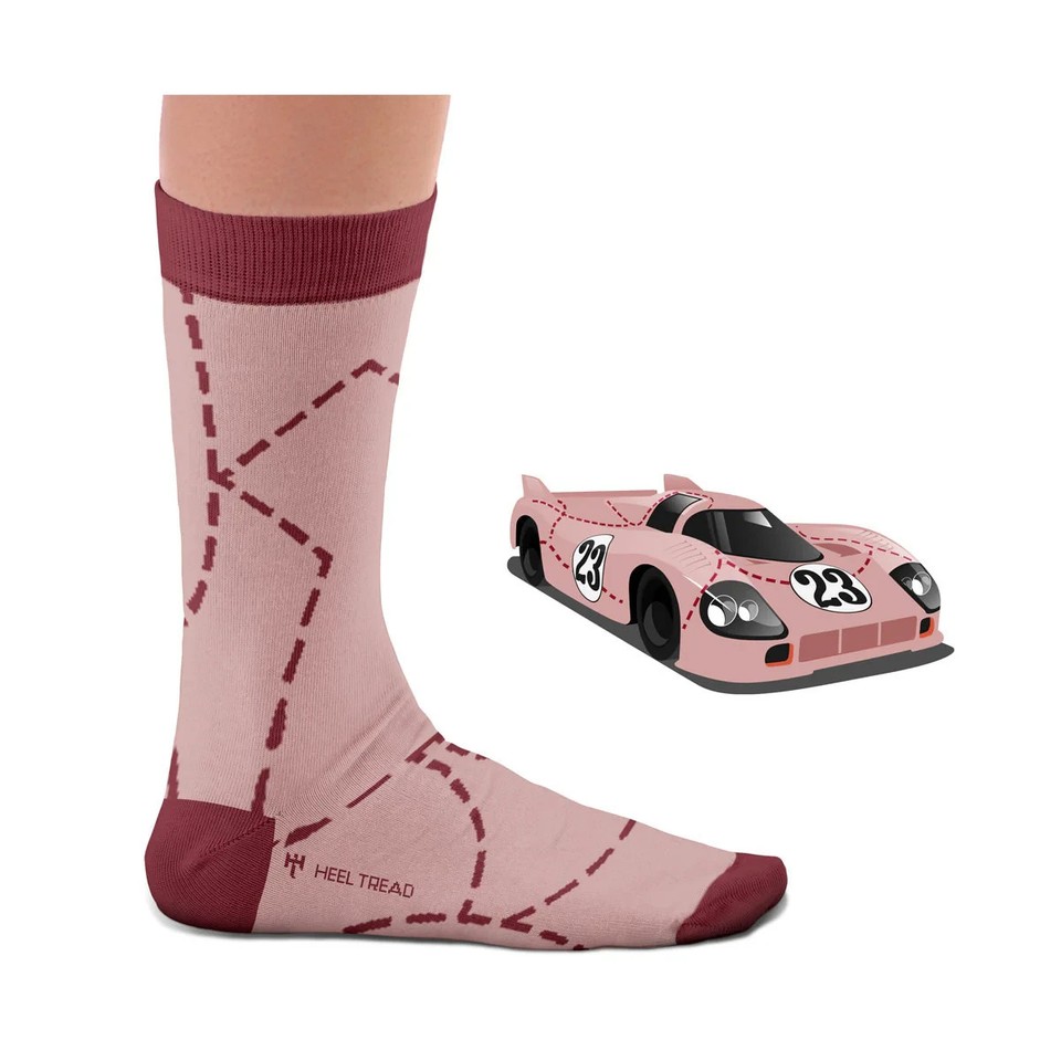 Heel Tread Motorsport Racing Cars Classic Cars Inspired Themed Socks ...