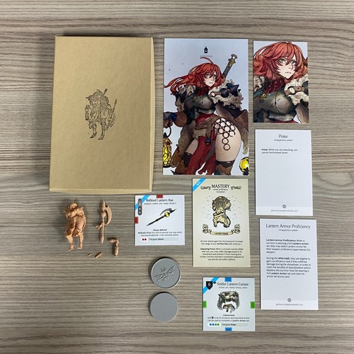 KINGDOM DEATH LANTERN ARMOUR AYA SURVIVOR MONSTER KDM MINIATURE ENCORE ...