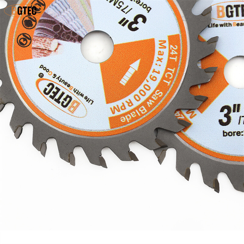 Saw Blade 3''/75mm TCT Carbide Wood Cutting Disc TCT 24T Cut-off Wheel ...