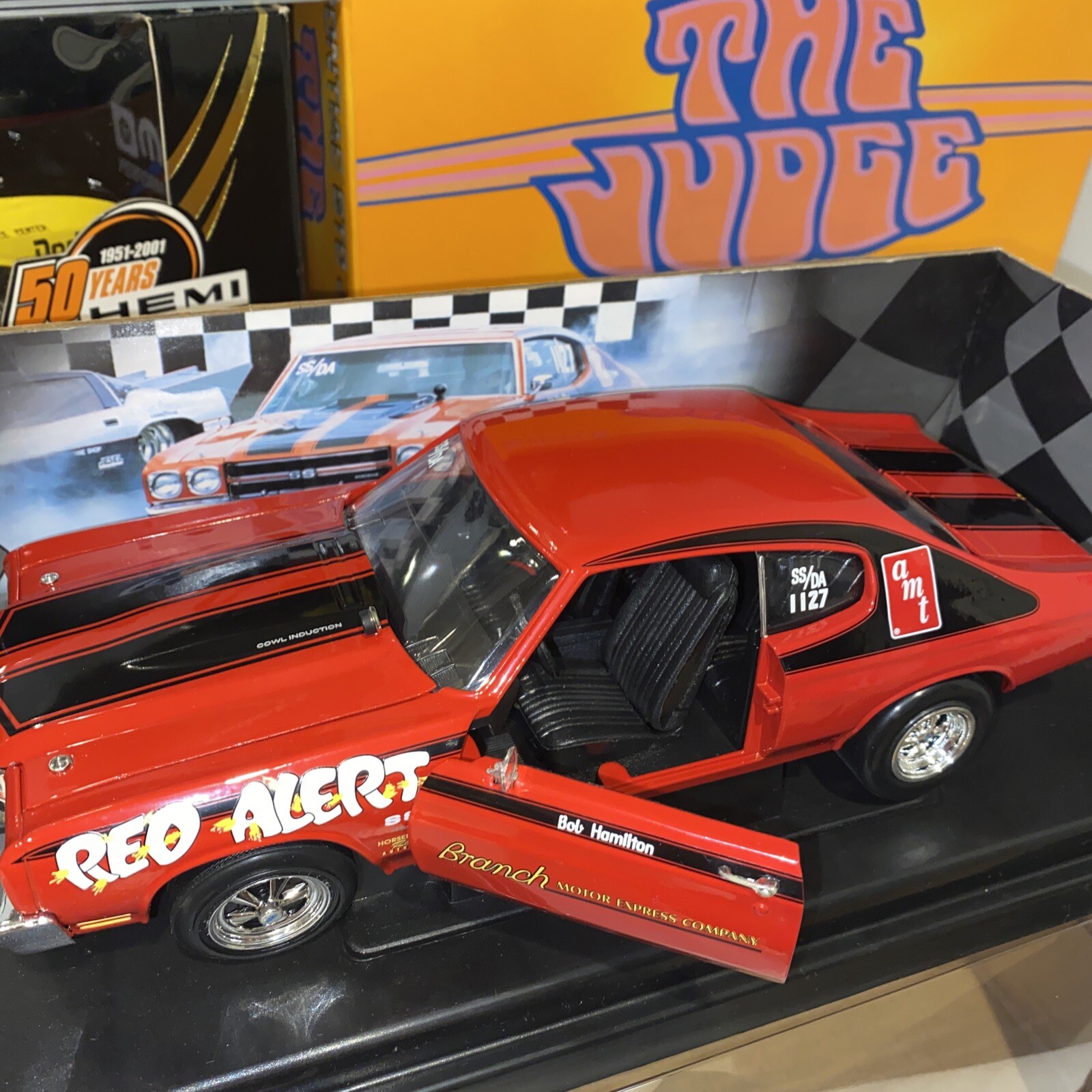 1970 Chevelle Red Alert Bob Hamilton-1/2500-1:18-Ertl American Muscle ...