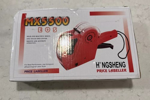 Price Tag Gun MX-5500 8 Digits EOS Labeler Marking Machine w/ Sticker ...