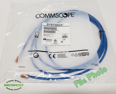 (Lot of 40) NEW COMMSCOPE Systimax Cat 6 Patch Cable/Cord 10ft GS8E-BL ...