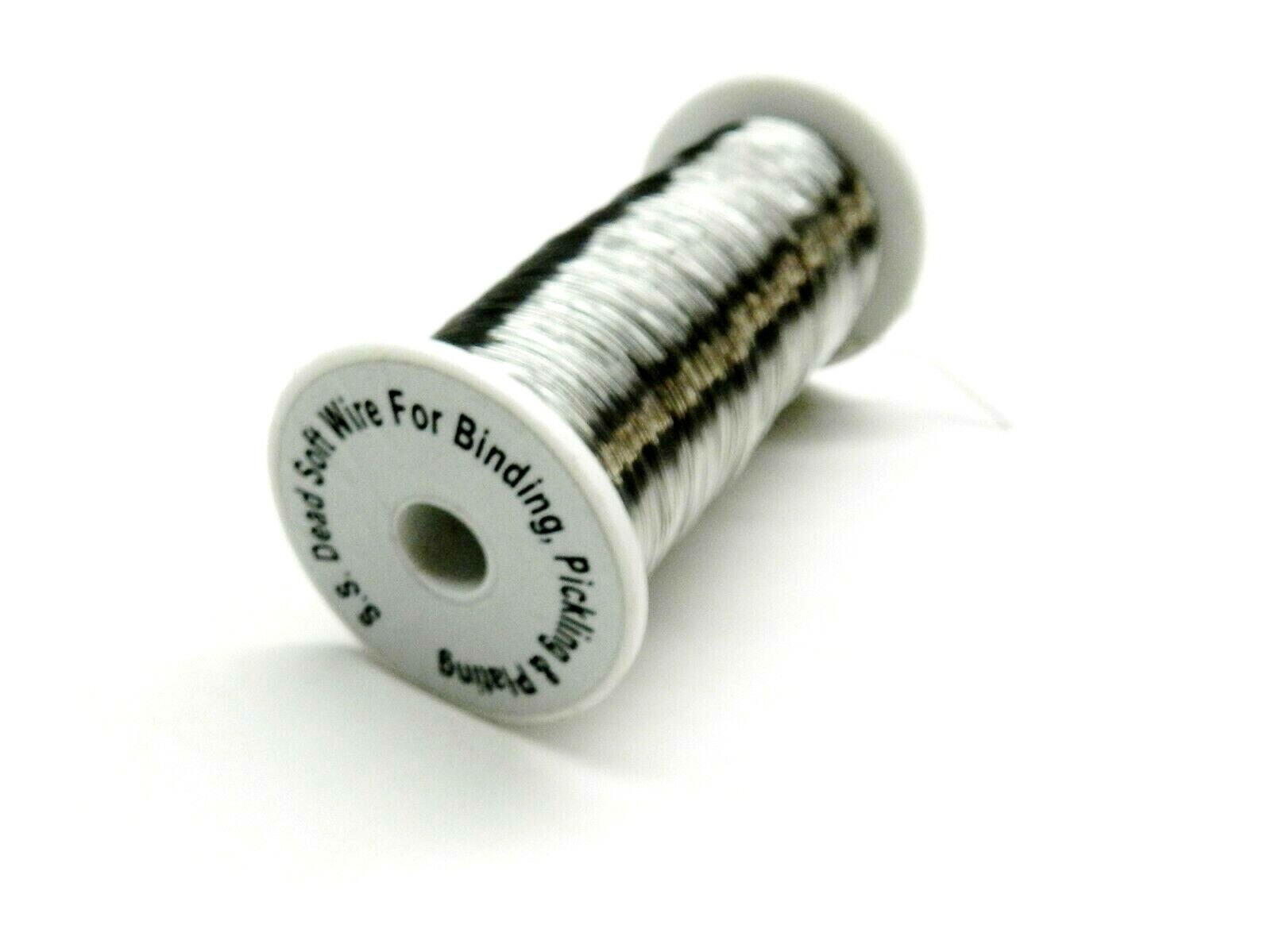 28ga Stainless Steel Wire Dead Soft Binding Wire Soldering 1/2lb ...