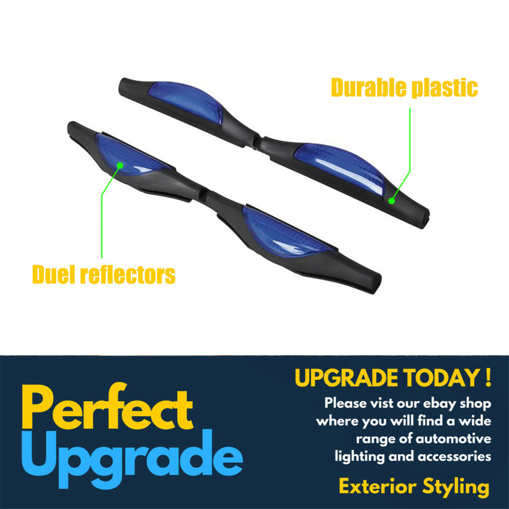 4 PACK UNIVERSAL BLUE CAR DOOR DOOR EDGE GUARD SHIELD PROTECTORS ...