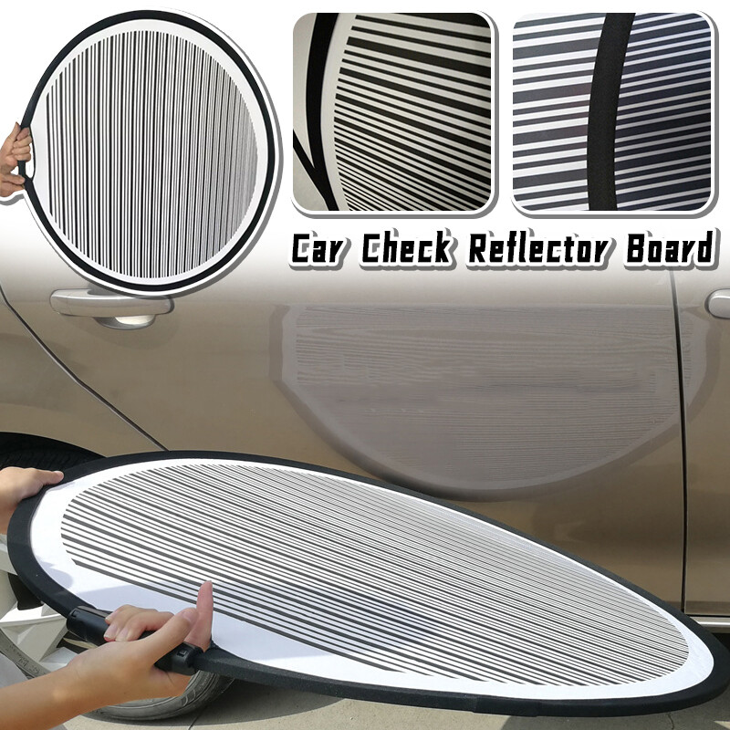 Circular Striped Reflector 80cm Board Foldable Lined Light Dent Pan ...