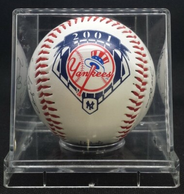 2001 New York YANKEES REPLICA SIGNED TEAM BASEBALL | eBay