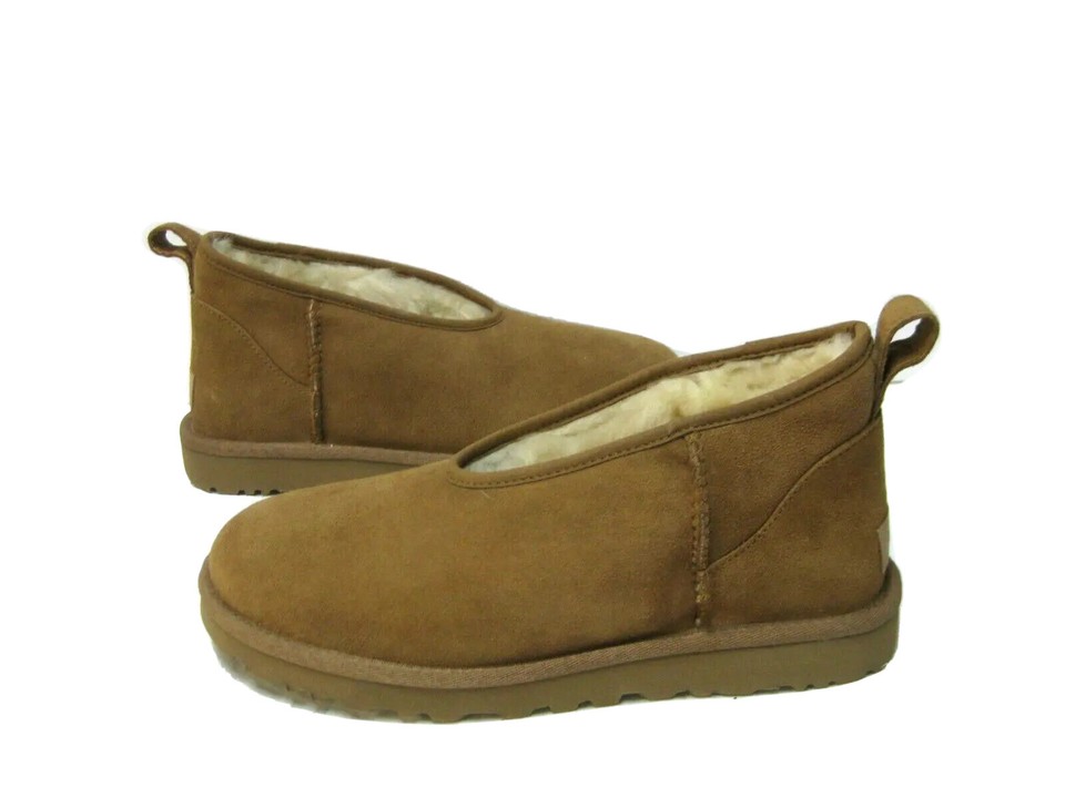 UGG CLASSIC MICRO MINI WOMEN BOOTS SUEDE CHESTNUT US 5 /UK 3 /EU 36 /JP ...