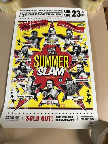 WWE autographed summer slam wrestling promo card Poster MVP SIGNED | eBay