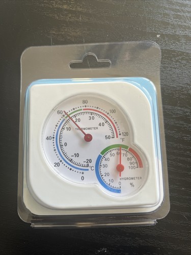 Humidity and Temperature Reader, Black Analog Thermometer and ...