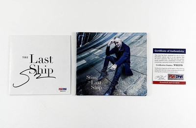 Sting Last Ship Police CD Hand Signed Autographed PSA/DNA COA | eBay