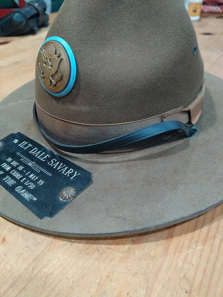 US Army Drill Instructor Army Navy Warehouse Hat With Name 1lt Dale ...