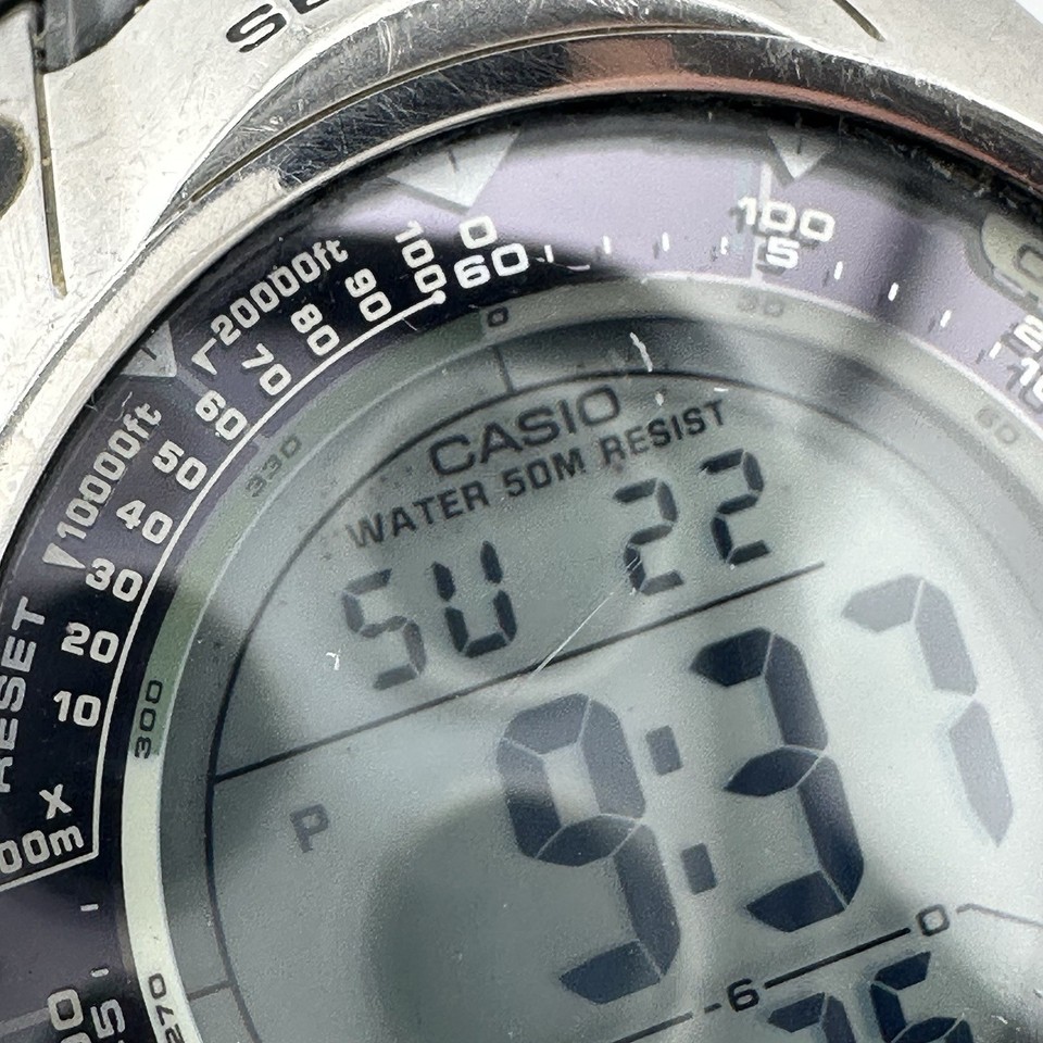 Casio Sport ProTrek Multi-Fution Men's Watch Silver Tone, 2872 PAG-70T ...