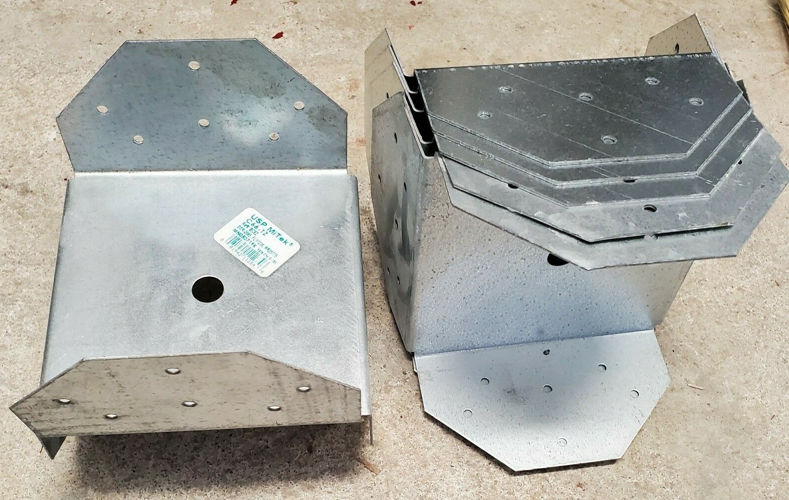 MiTek C66-TZ Post Cap Set of 6 | eBay