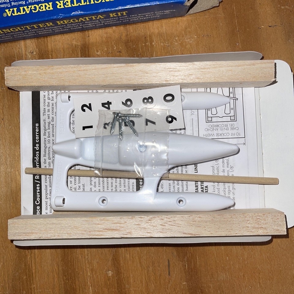 NEW Cub Scout Derby Raingutter Regatta Trimaran Boat Kit 2009 | eBay