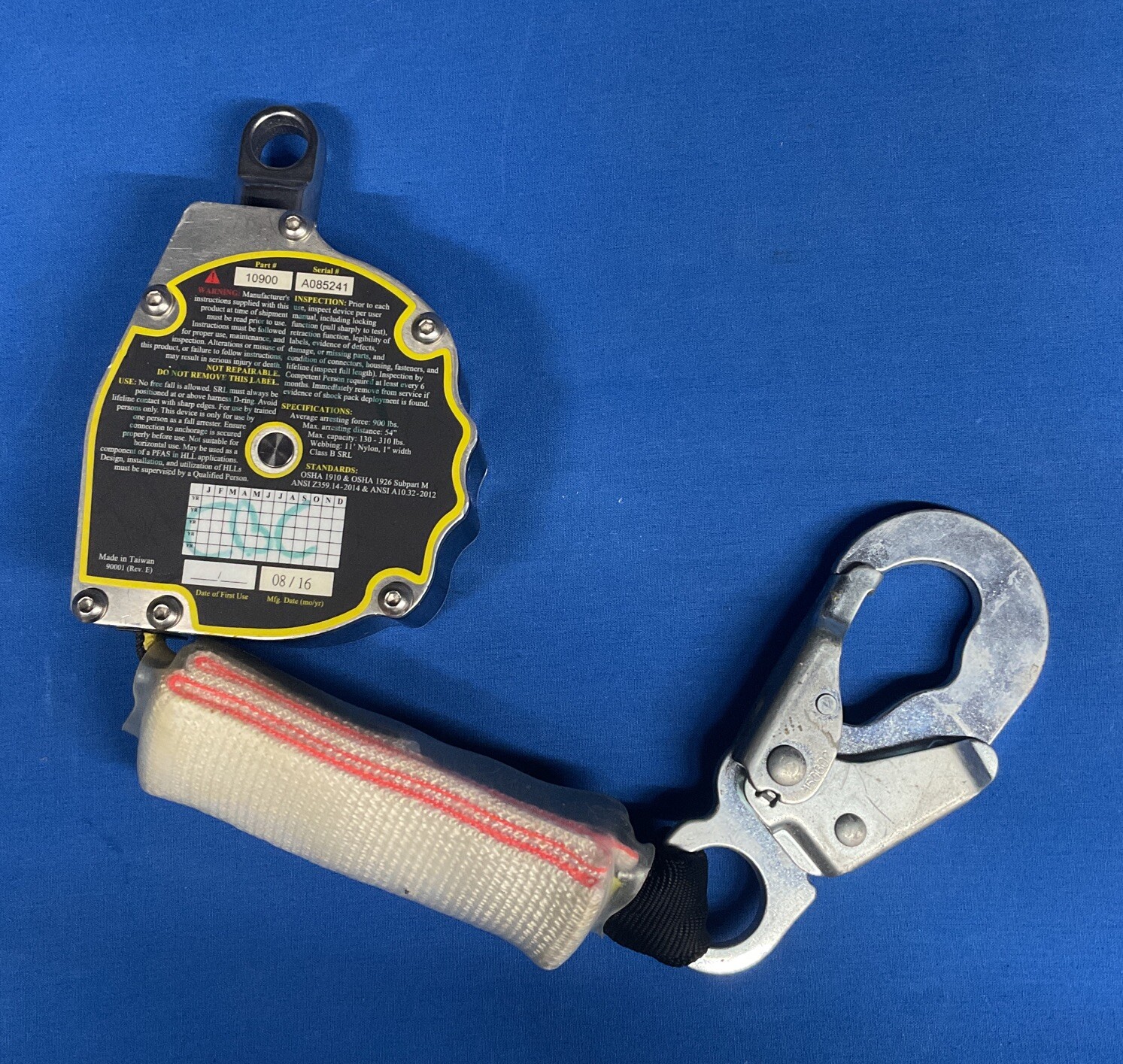 Guardian Fall Protection Retractable Lifeline HALO 10900 | eBay